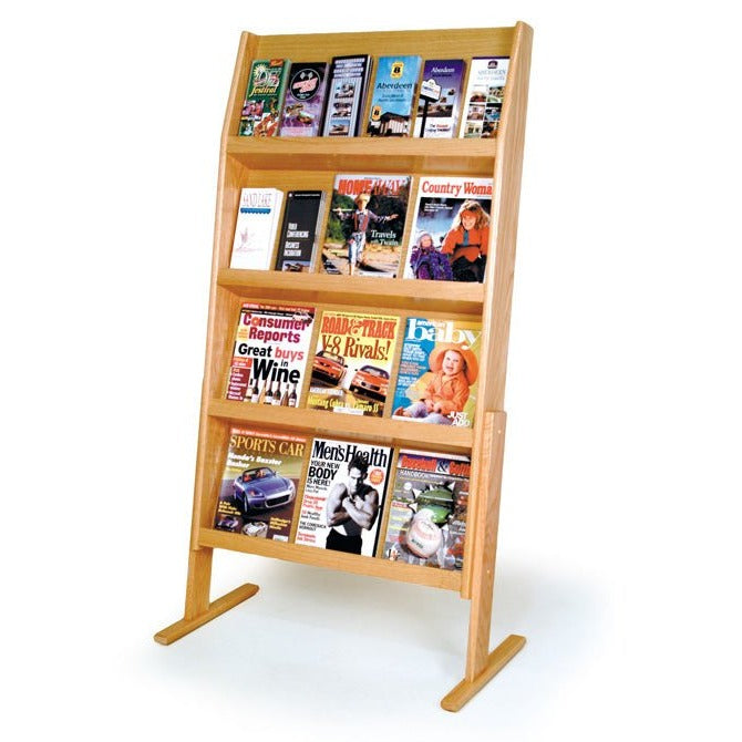 24 POCKET, 4 SHELF LITERATURE FLOOR DISPLAY | Braeside